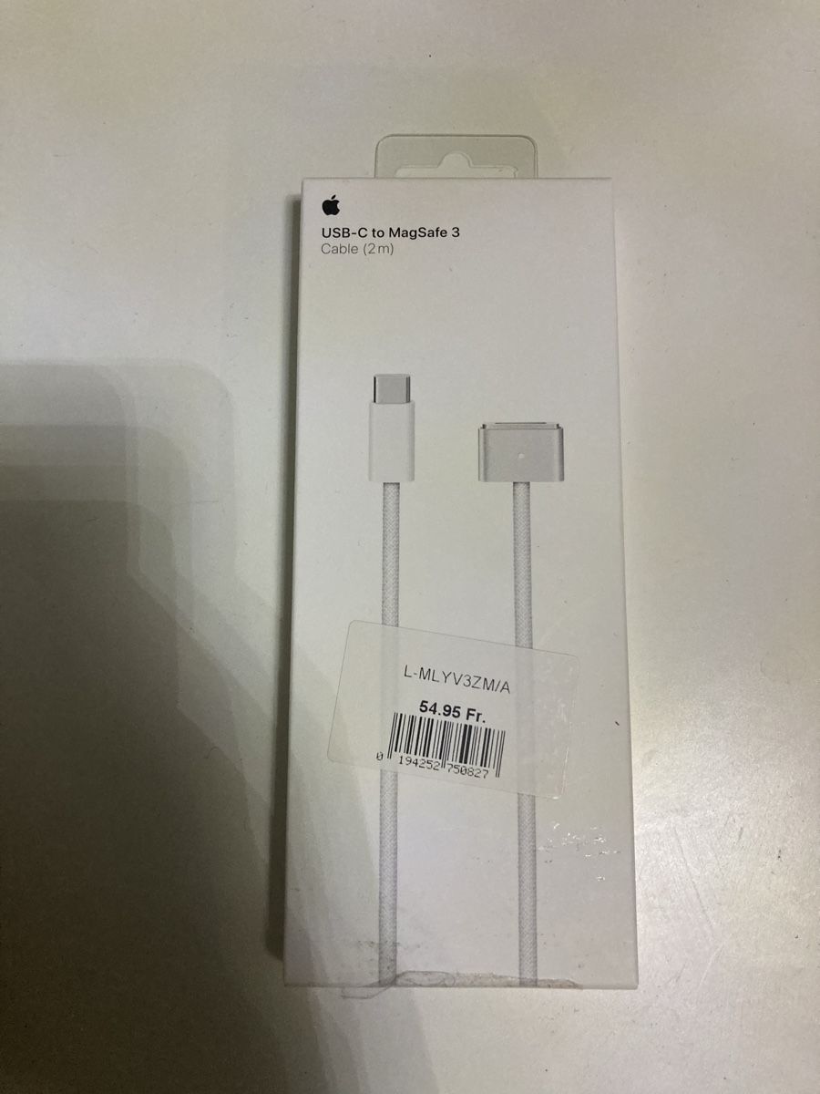 Câble Apple USB-C vers MagSafe 3 (2 m) - NEUF! ⚡️💻🔋 (51) (Neu und ...