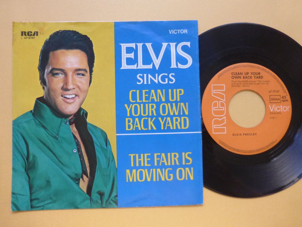 Elvis Presley 7 Clean Up Your Own Back Yard Kaufen Auf Ricardo