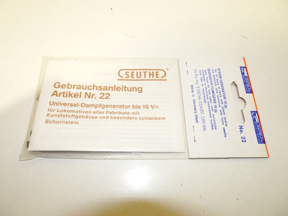 Seuthe Dampfgenerator Gehäuse mit Destilat Nr. 22 (Neu (gemäss ...