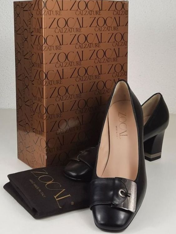 ZOCAL CALZATURE Pumps Blockabsatz Echt Leder Gr. 35 | Kaufen auf Ricardo