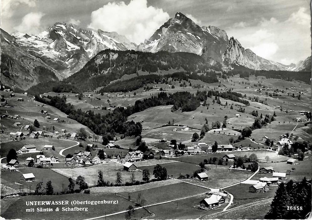 Wildhaus-Alt St.Johann SG Unterwasser Fluga. Nr.26858 ,1962 (Gebraucht ...