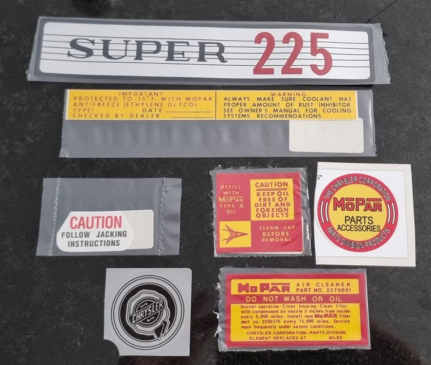 MOPAR Chrysler Original Stickers | Kaufen auf Ricardo