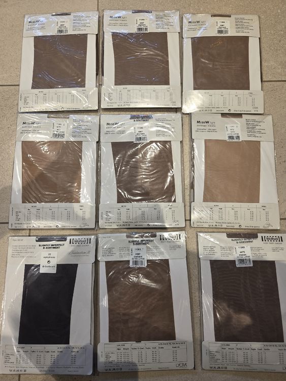 Wolford, Miss W Strumpfhose Light, Grösse Extra Large (Neuf avec ...