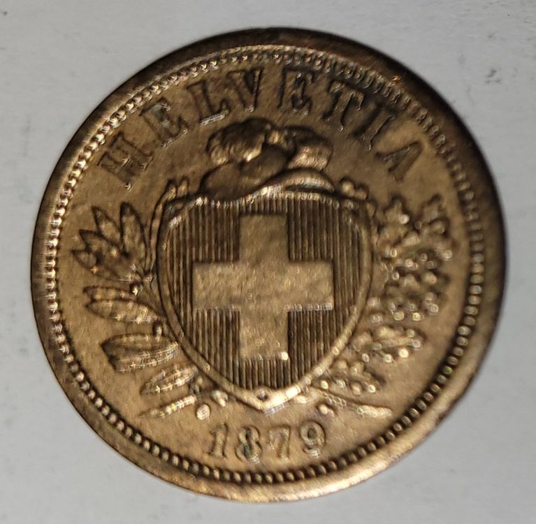 2 RAPPEN / SCHWEIZ 1879 | Kaufen auf Ricardo
