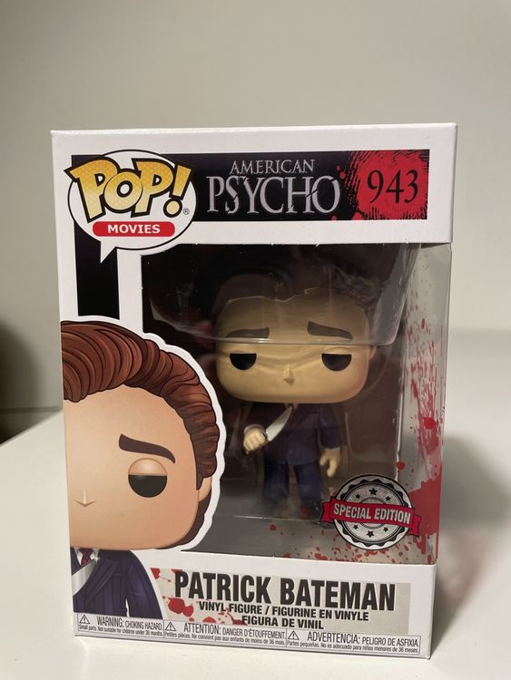 Funko Pop Movies American Psycho Patrick Bateman #943 (Neu und ...