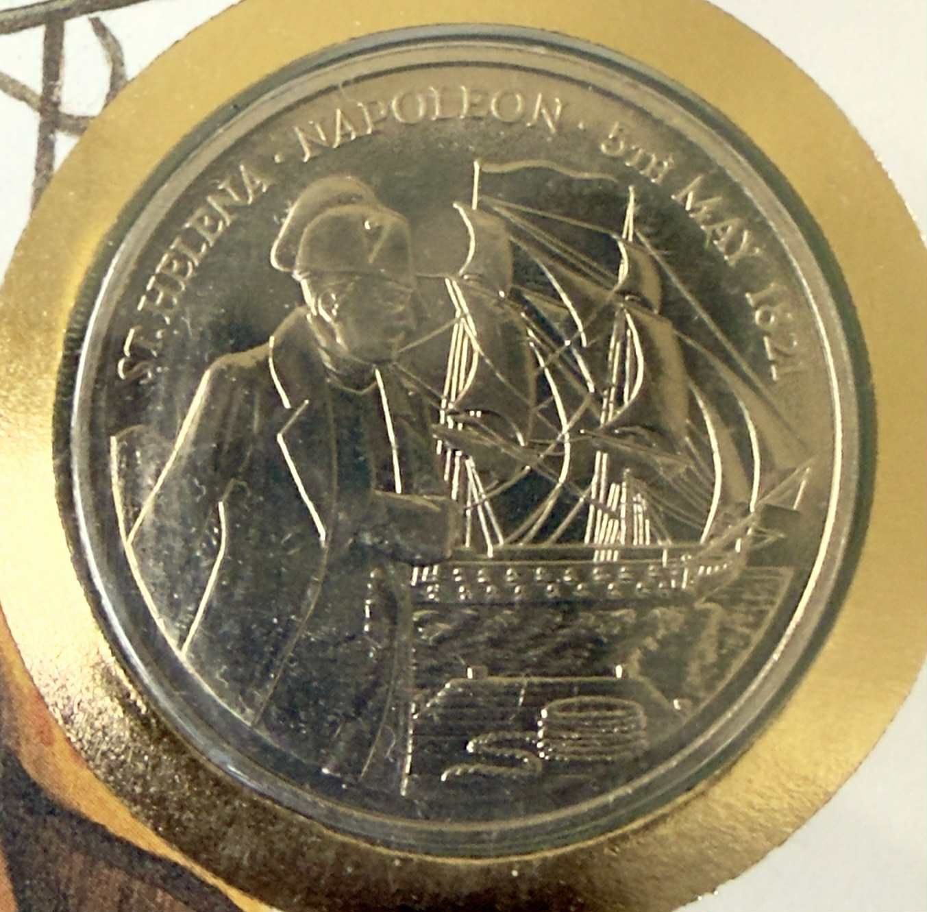 St. Helena island 50 pence 1986 Proof coin (Neu und originalverpackt ...