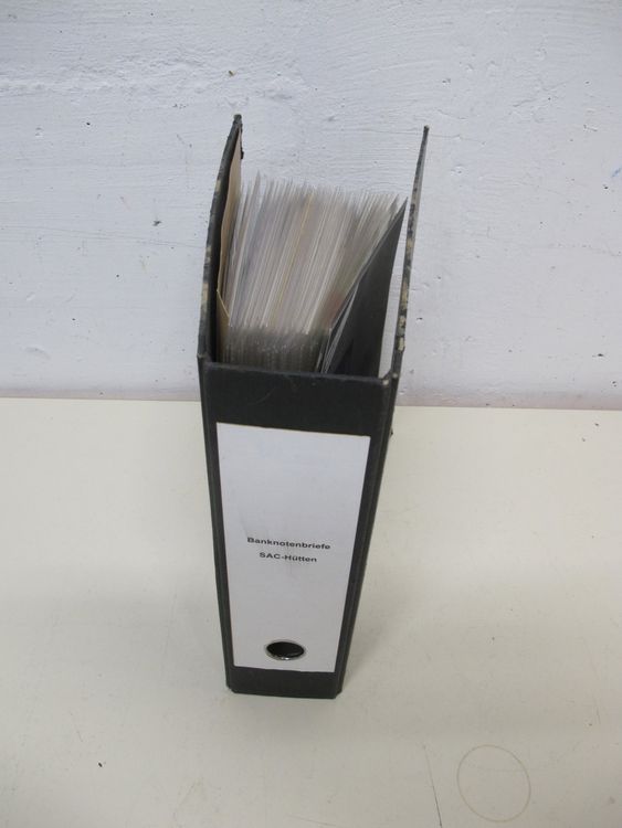 Grosser Ordner mit vielen Banknoten Briefe International (Gebraucht) in ...