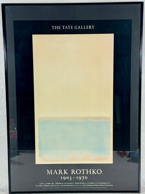 MARK ROTHKO (1903 - 1970) Grosse The Tate Gallery Plakat | Kaufen auf ...
