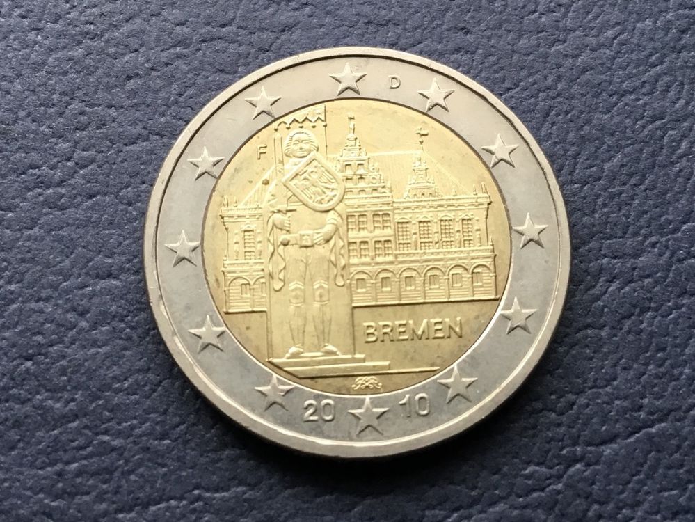 2 Euro Bremen 2010 Fehlpragung