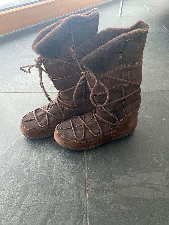 Moon Boot Tecnica Gr39 Wildleder Braun | Kaufen auf Ricardo