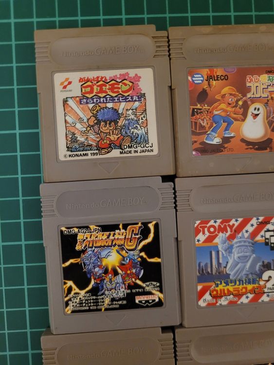Nintendo Game Boy Japanese Games Cartridges - Free region (Gebraucht ...