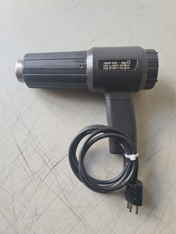 Heissluftpistole Heissluftföhn Heissluftgebläse 1500 Watt | Kaufen auf Ricardo