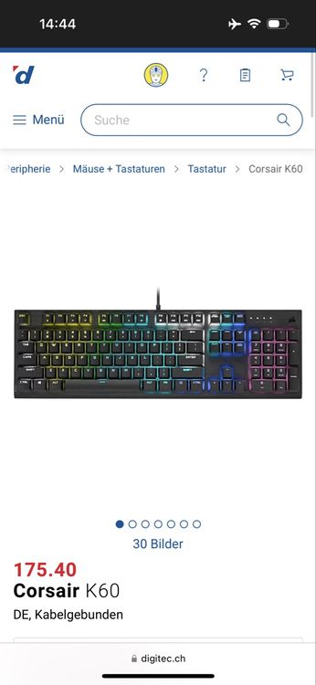 Corsair K60 DE | Kaufen auf Ricardo
