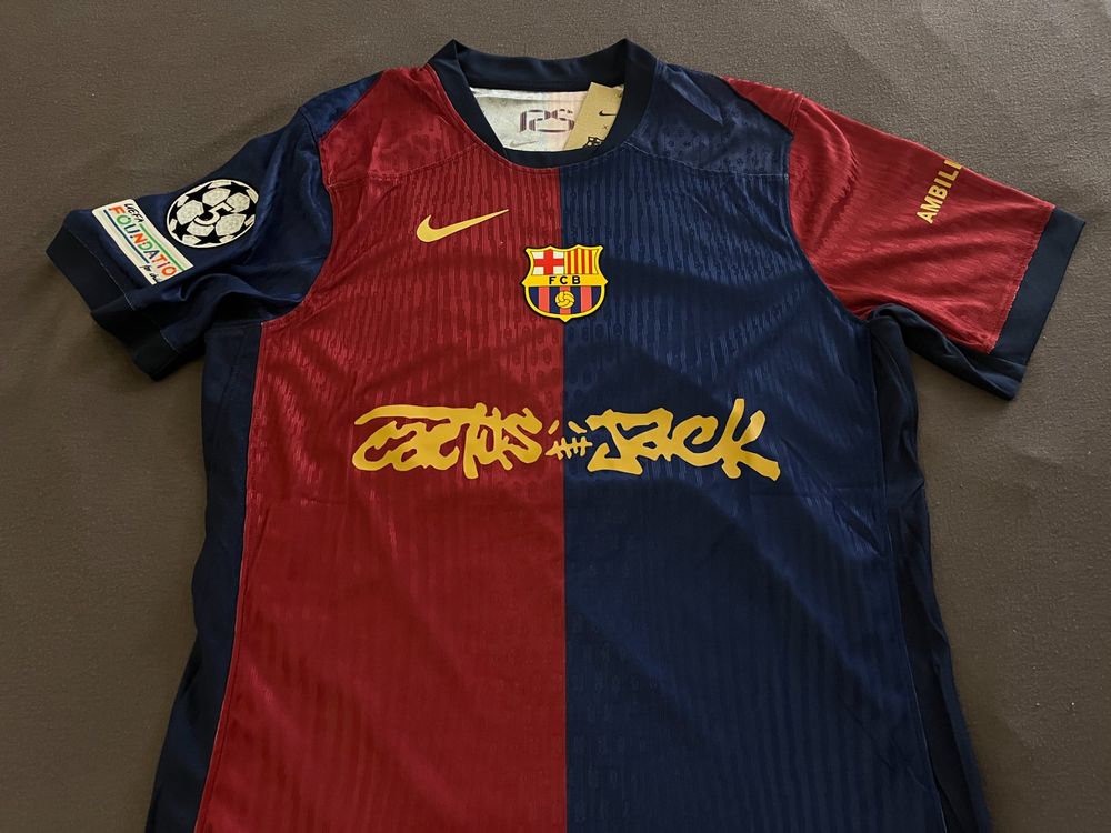 FC Barcelona Raphinha Travis scott M Heim Fussballtrikot (Neu und ...