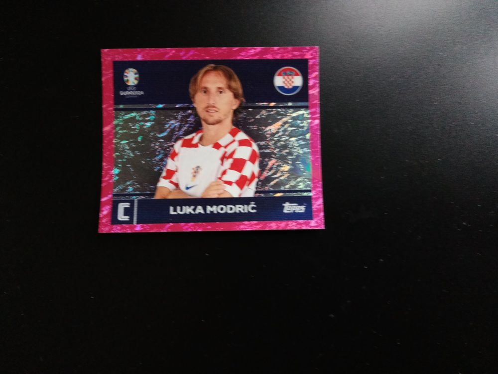 EM TOPPS 2024 Sticker Luka Modric PINK (Gebraucht) in Zürich für CHF 4 ...
