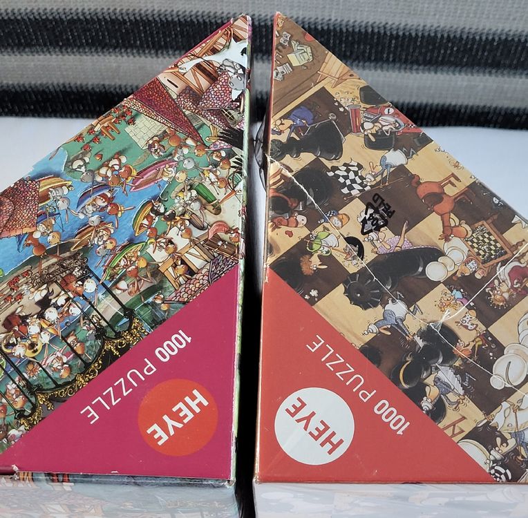 🟣 2 Vintage HEYE Puzzle 1000-teilig NEU und OVP!! (Neu und ...