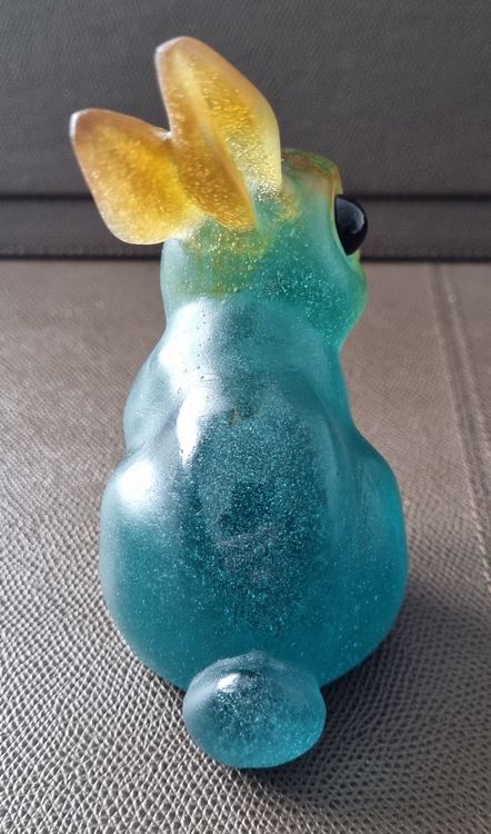 Daum France Crystal Hase Pate de Verre signiert | Kaufen auf Ricardo