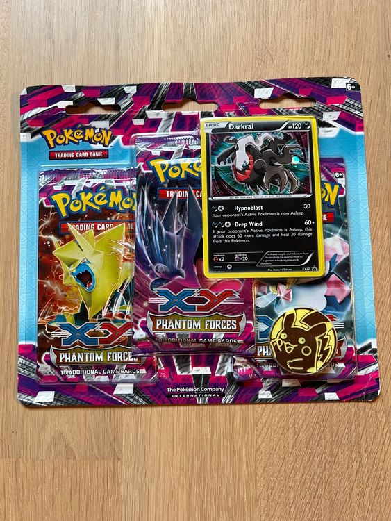 1x POKEMON XY PHANTOM FORCES 3-PACK BLISTER WITH 3 BOOSTER | Kaufen auf ...