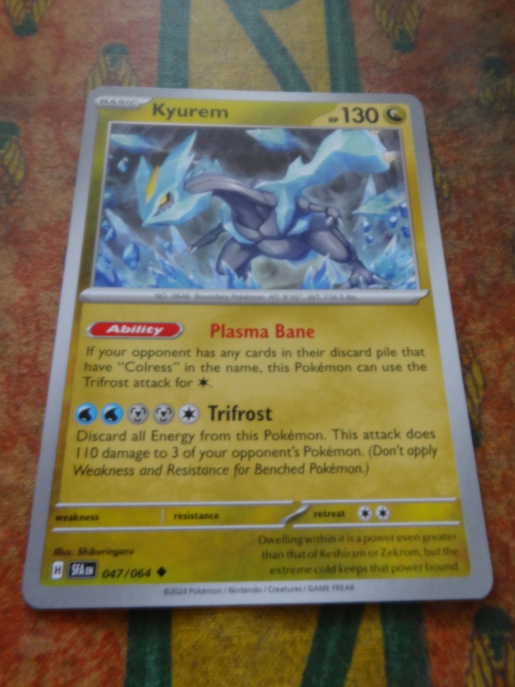 POKEMON Kyurem H SFA EN 047/064 HP130 2024 (D'occasion) à Romanel-sur ...