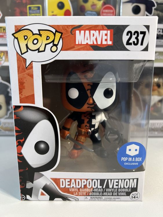 Funko POP! Marvel Deadpool / Venom Edition Limitée (Neu und ...