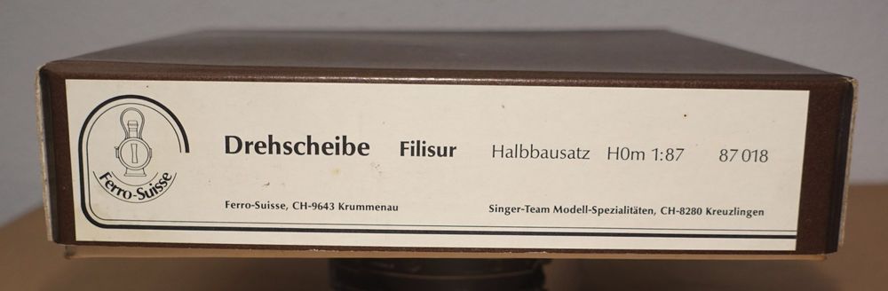 Ferro-Suisse H0m: Drehscheibe Filisur RhB, Metall-Bausatz (Neu (gemäss ...