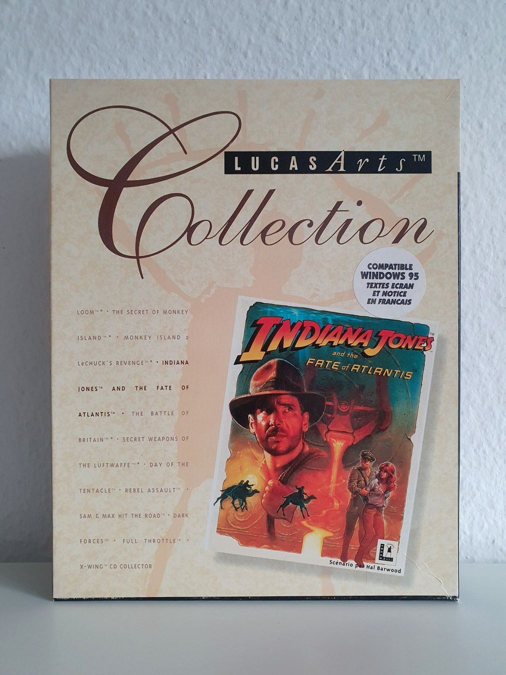 PC Game Indiana Jones Fate of Atlantis 1992 Big Box Français (Gebraucht ...