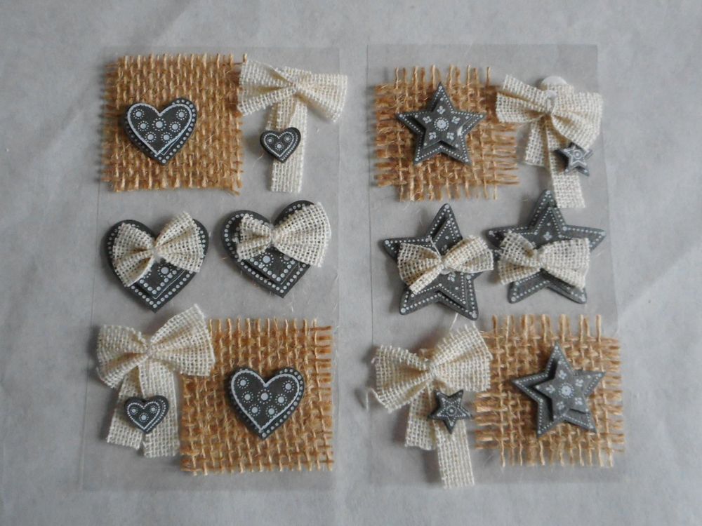 3D Sticker Weihnachtsdeko Jute (Neu (gemäss Beschreibung)) in ...