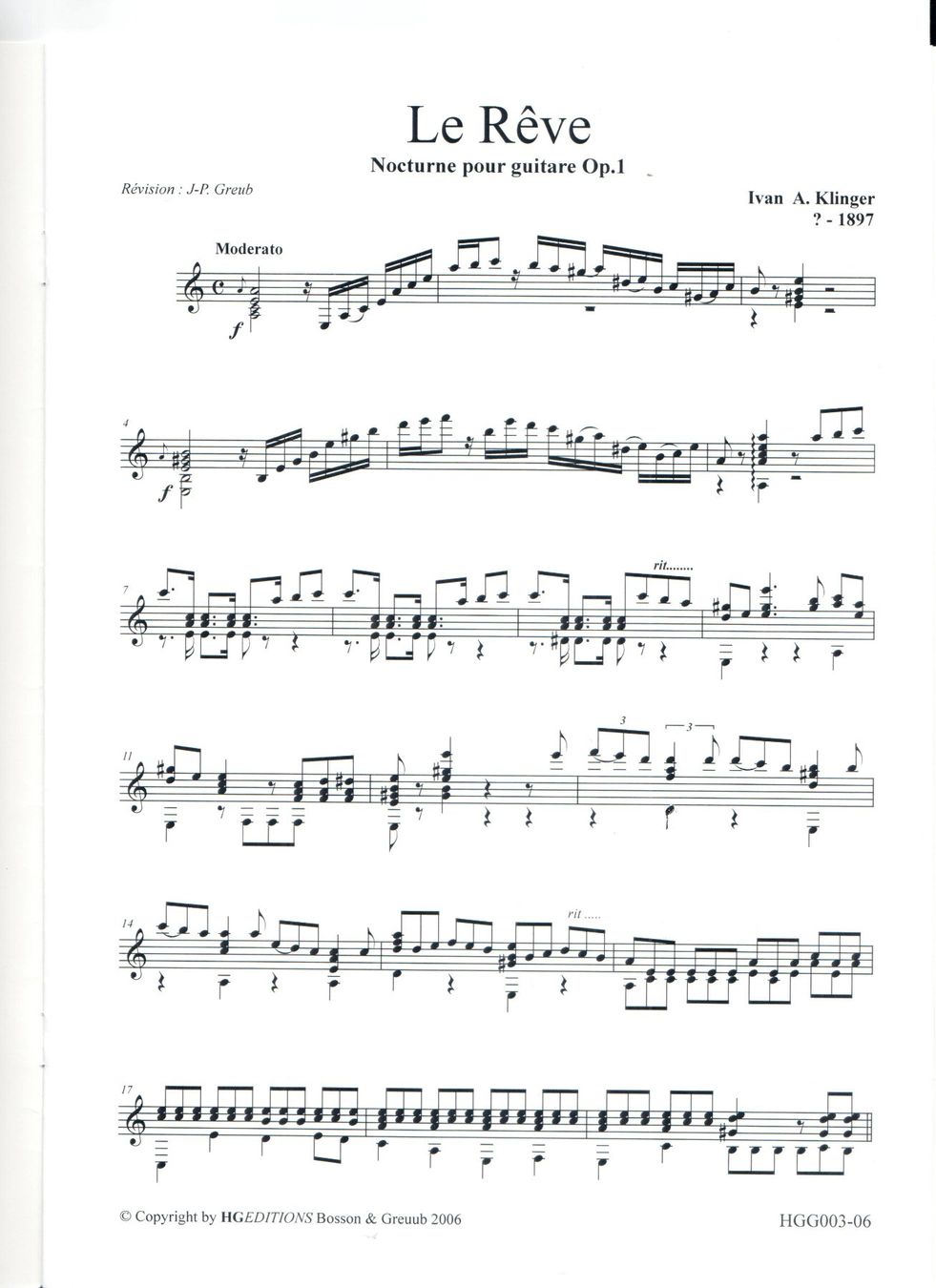 I. A. KLINGER – Le Rêve (Neu (gemäss Beschreibung)) in St-Blaise für ...