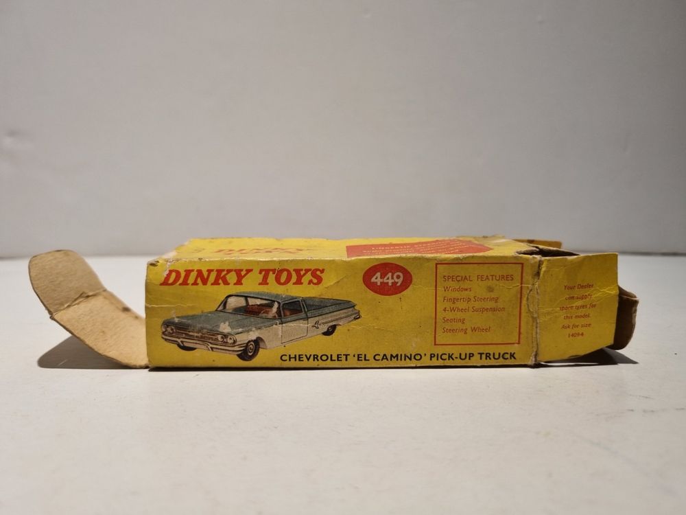 Dinky Boîte, Schachtel, Chevrolet El Camino Pick up, Nr. 449 (Gebraucht) in Mission für CHF 4 ...