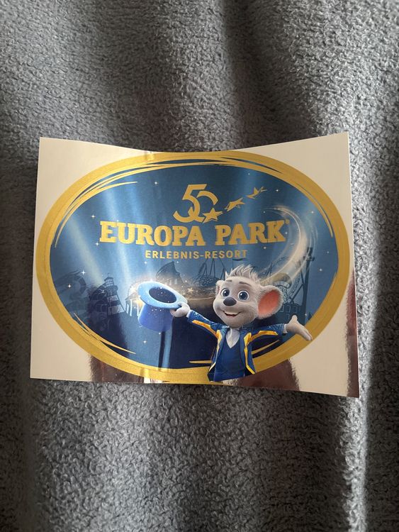 Europa Park Sticker Jubiläum 50 Jahre, neu ovp park ep rust (Neu und originalverpackt) in Studen ...