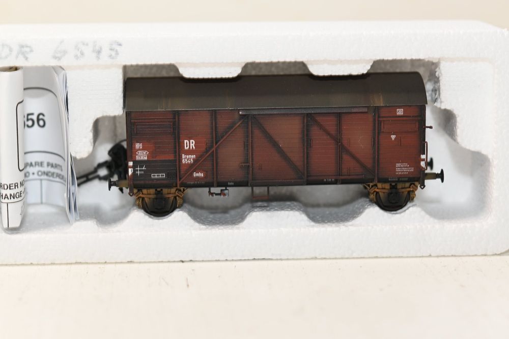 DR Bremen 6545 gedeckter Güterwagen "gealtert" Roco H0/DC | Kaufen auf Ricardo