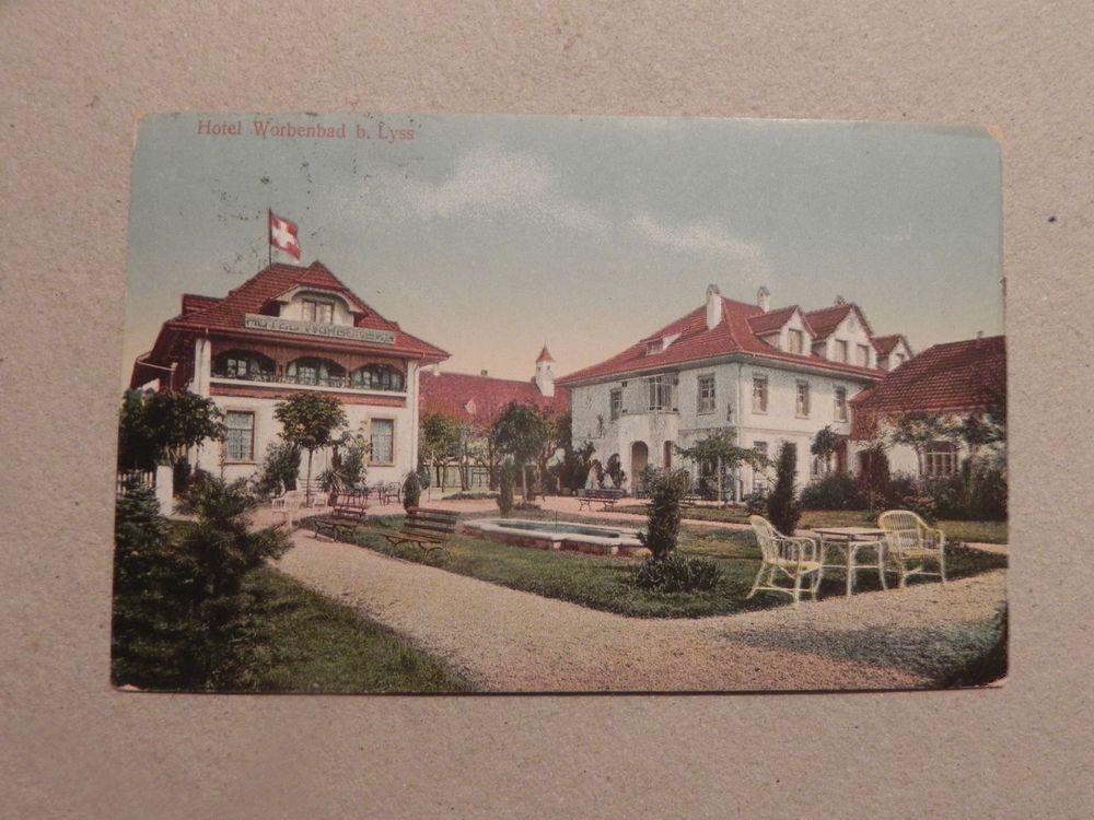 Karte Lyss Hotel Worbenbad Bern BE 1913 (Gebraucht) in Siebnen für CHF 19.45 – mit Lieferung auf ...
