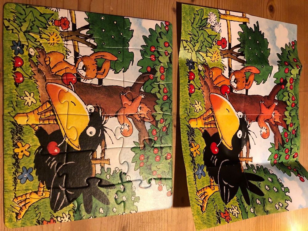 Obstgarten Raben Puzzle 18 Teile | Kaufen auf Ricardo