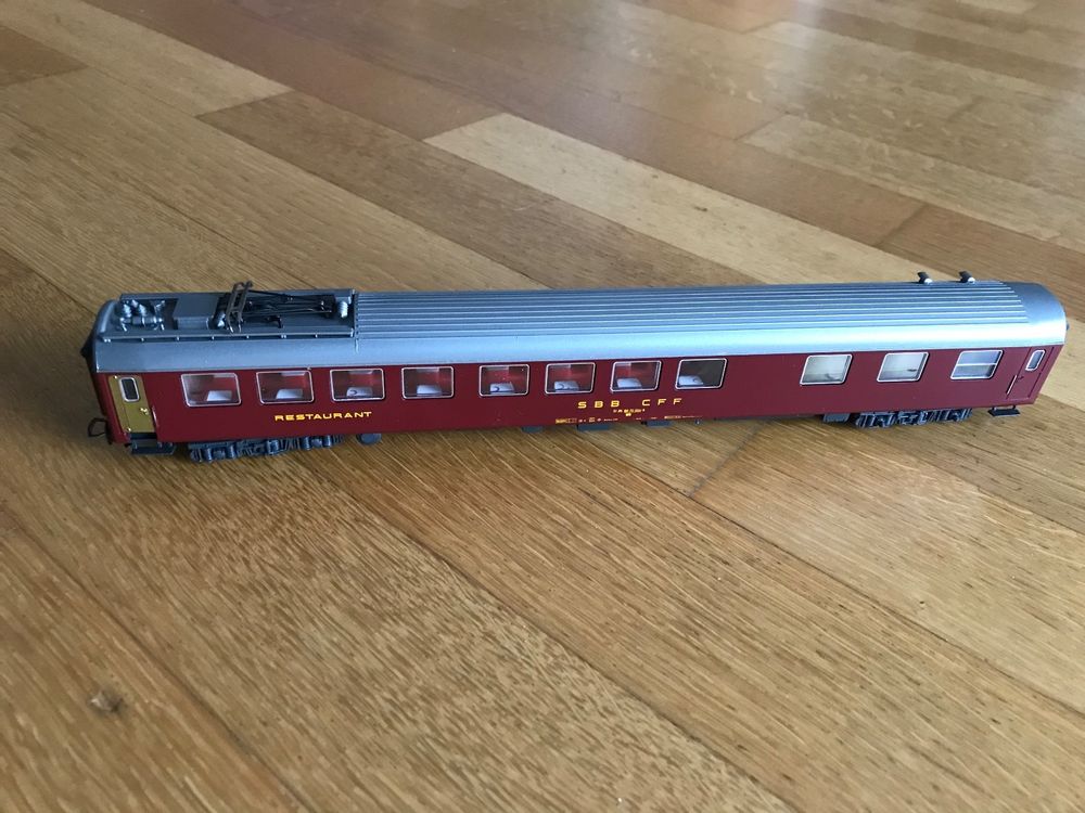 H0 Liliput 88050 SBB Speisewagen (Gebraucht) in Frick für CHF 20 – mit Lieferung auf Ricardo kaufen