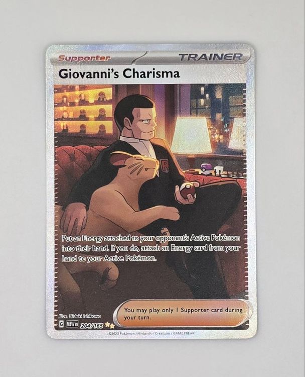 Giovanni's Charisma (204/165 Set MEW 151) NM / ENG | Kaufen auf Ricardo