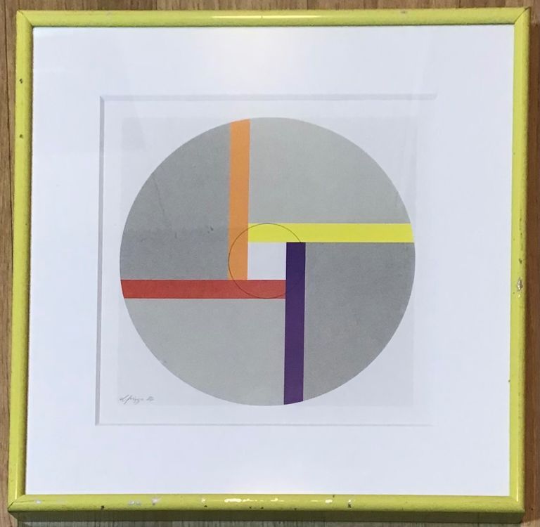 Konkrete Serigraphie Unleserlich Signiert | Kaufen auf Ricardo