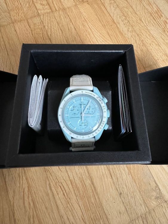 Omega x Swatch MoonSwatch Mission To Uranus (Neu (gemäss Beschreibung ...