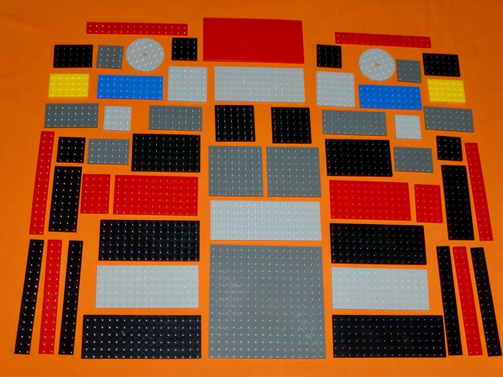 Lego /56 Platten/Plättchen in verschiedenen Farben + Grössen | Kaufen ...