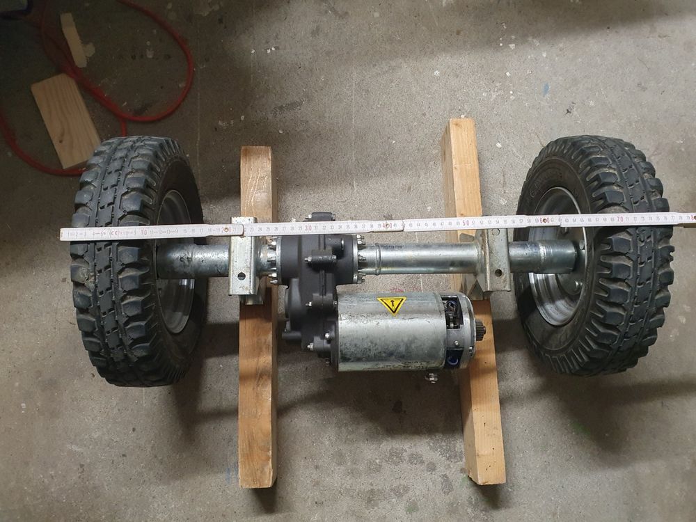 Elektro-Antriebsachse 48V mit Motor und Differentialgetriebe (Gebraucht ...