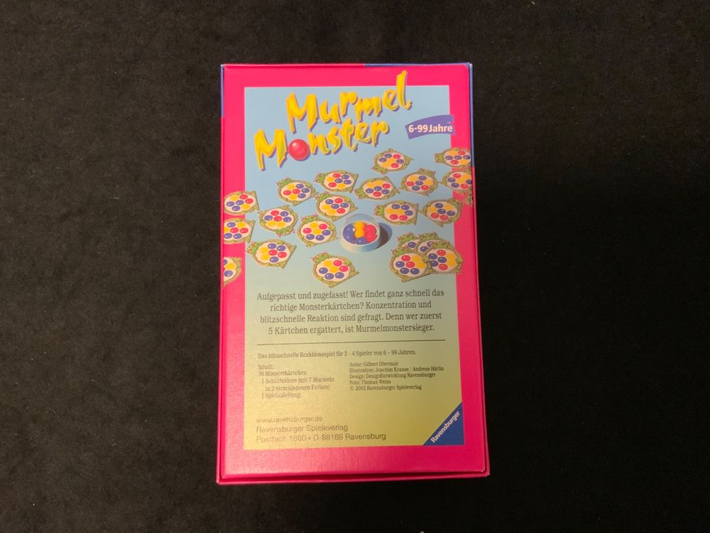 Ravensburger Murmel Monster (Gebraucht) in Niederrohrdorf für CHF 3.9 ...