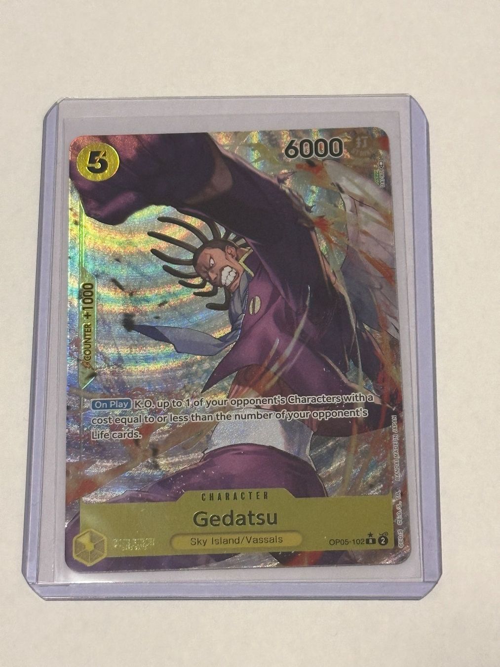 Gedatsu OP05-102 V.2 – One Piece TCG – NM (Gebraucht) in Aarau für CHF ...