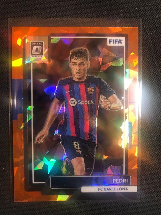 Panini Optic Pedri Fc Barcelona Orange Cracked Ice (Gebraucht) in ...