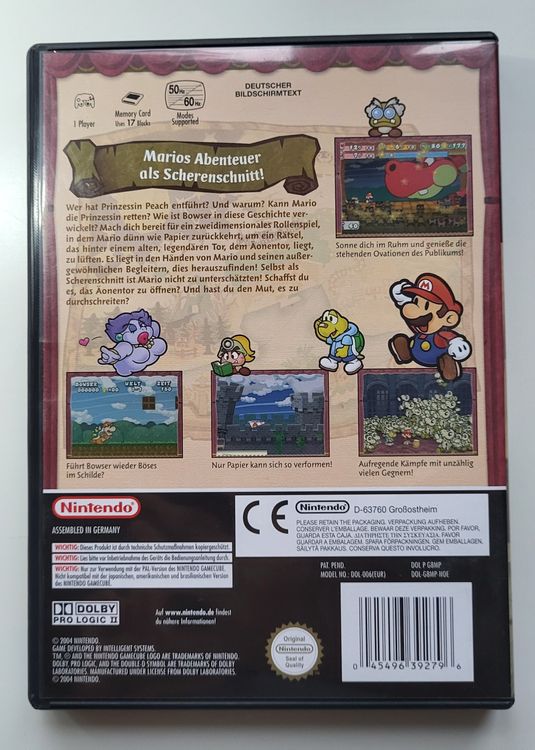 Nintendo Gamecube / Paper Mario 2 / Die Legende vom Äonentor | Kaufen ...