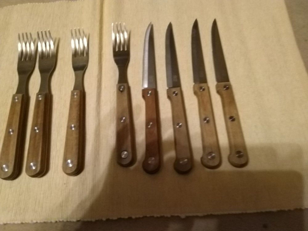 Jamie Oliver Jumbo Steakmesser und Gabel Set 8-teilig (Gebraucht) in ...
