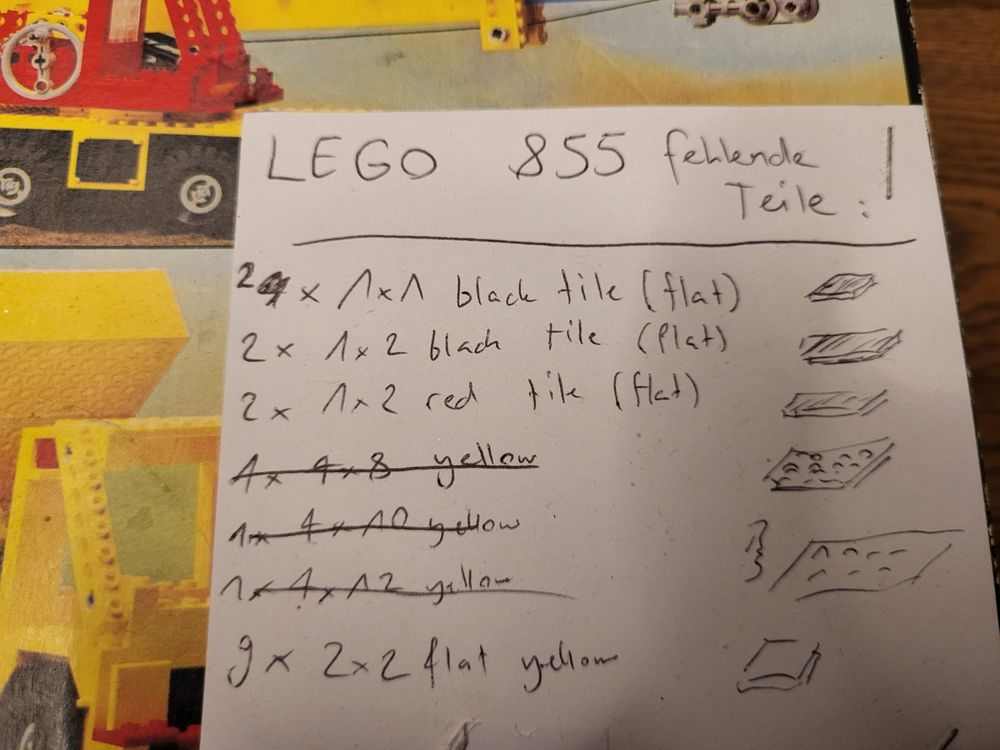 Vintage / Antik / Rarität Lego Technic 855 Kranwagen (Gebraucht) in ...