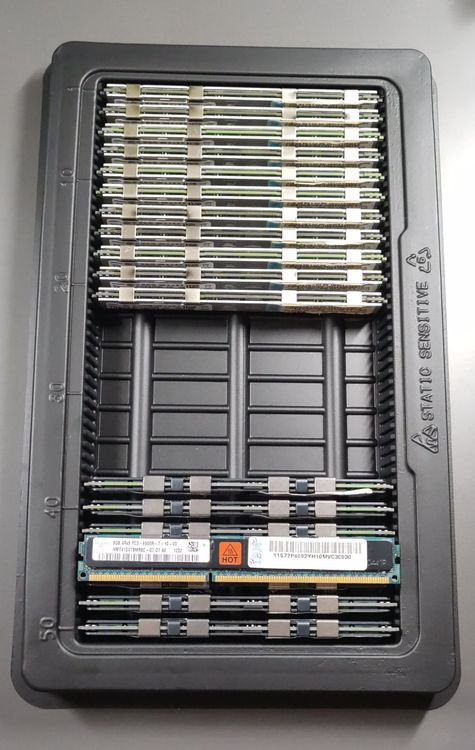 8x 8GB 4Rx8 VLP PC3 - 8500R ECC REG RAM Hynix | Kaufen auf Ricardo