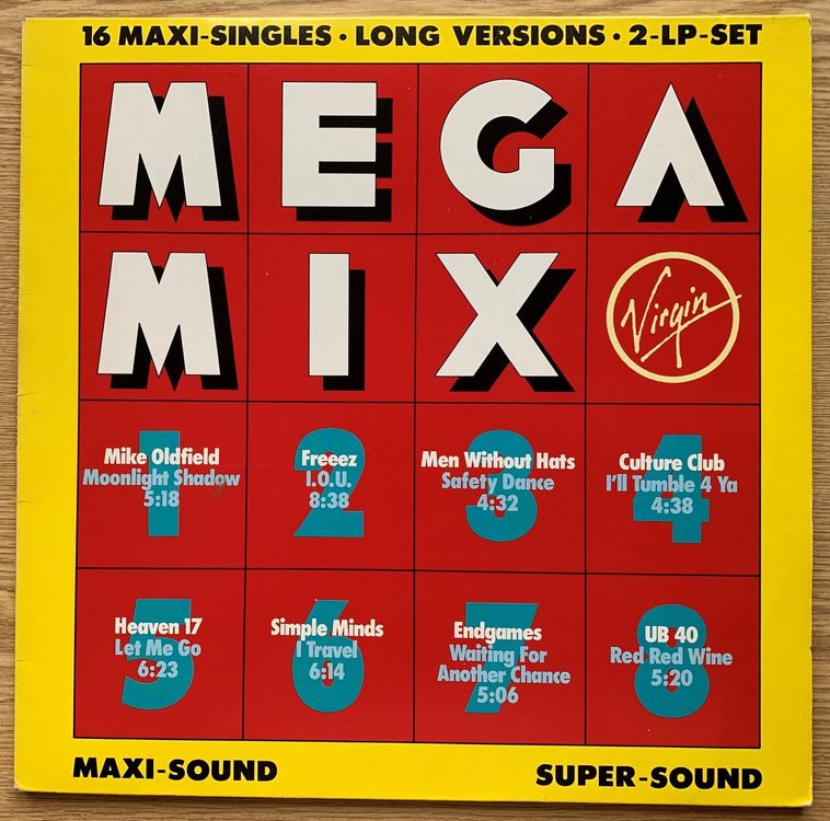 Various: Mega Mix Vol. 1 (Doppelalbum 16 Maxi-Singles) 1983 (Gebraucht) in Hunzenschwil für CHF ...