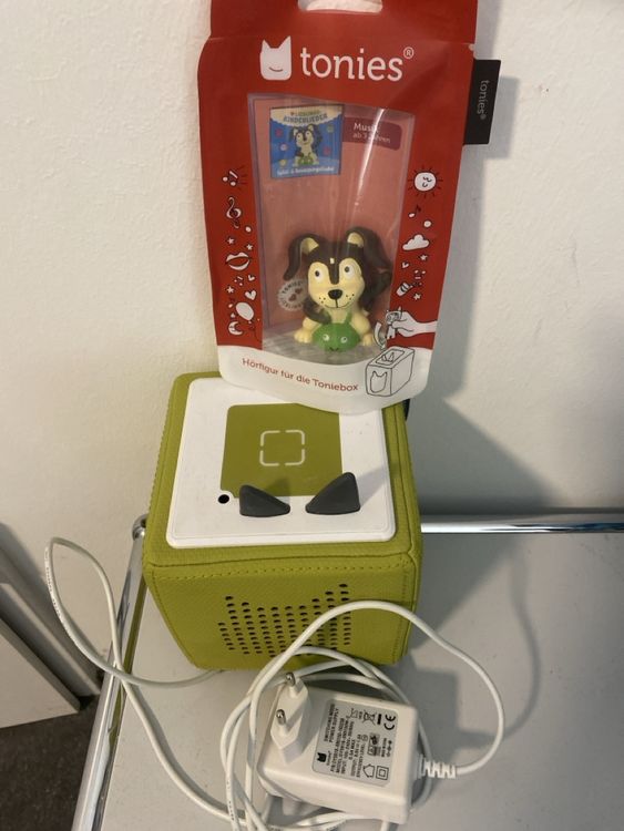 Toniebox grün inkl neuen Original verpackten Tonie Kinderlie (Gebraucht ...