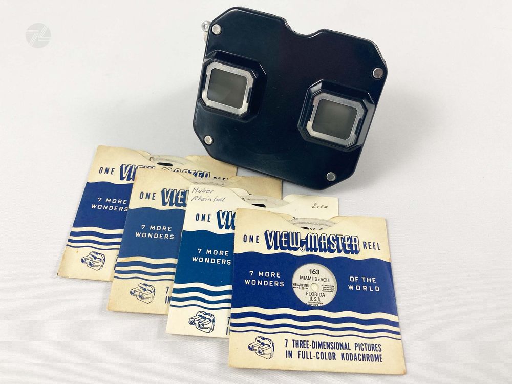 VIEW MASTER Viewmaster Stereoskop + 4 Reel Vintage (Gebraucht) in für ...
