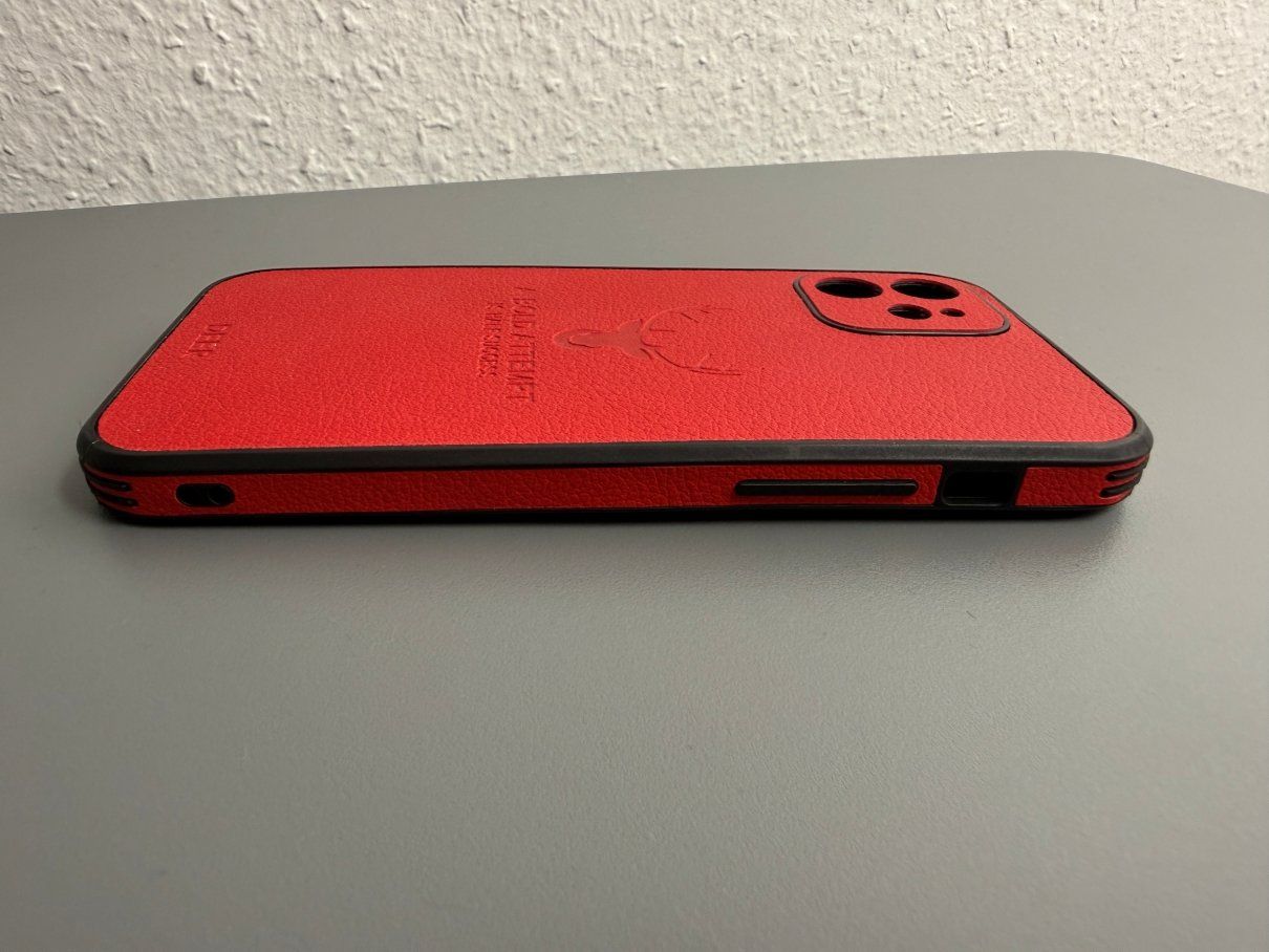 I-Phone 12 Hybride Case (Deer Leather & Silicon) (Neuf avec emballage d ...